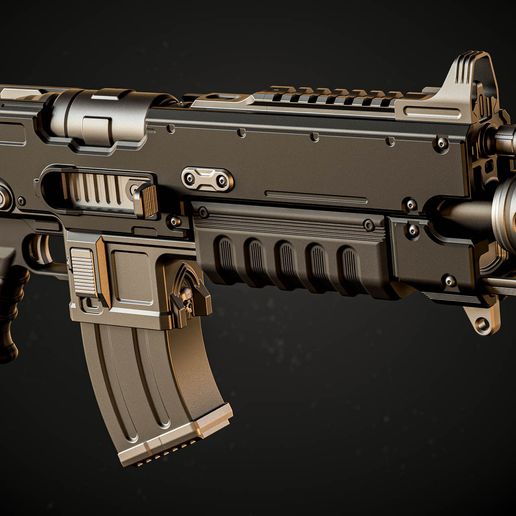 🛰 MK2 Space Rifle Display/Cosplay Prop・Free STL File for 3D printing・Cults