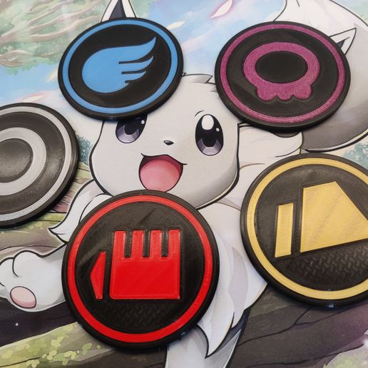 Free STL file Pokémon Coaster Normal type 🐉 ・3D print design to ...