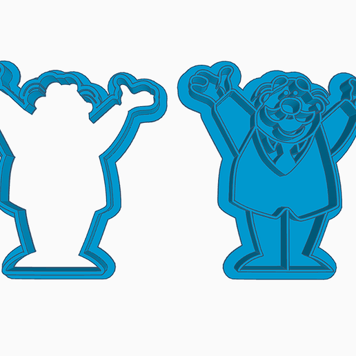 arquivo STL Dr simi cortador galleta doctor simi cookie cutter simi ...