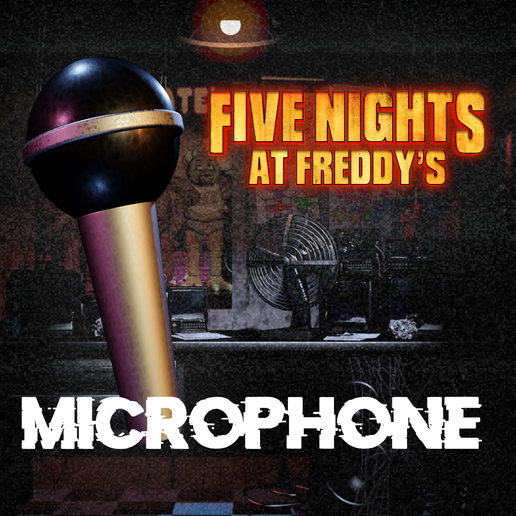 🎤 FNAF FREDDY FAZBEAR AND WITHERED FREDDY'S MICROPHONE・ 3D File for 3D ...