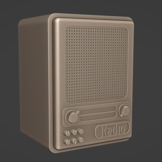 STL file WW2 Radio 📻 ・3D printer model to download・Cults