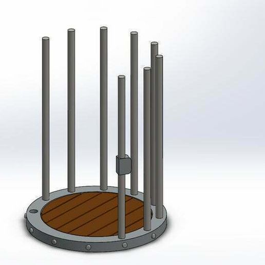 🎲 Round Cages collection for tabletop games・Free STL File for ・Cults