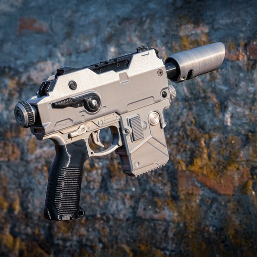 🔫 Laser pistol for Cosplay Version 2・Free STL File for ・Cults