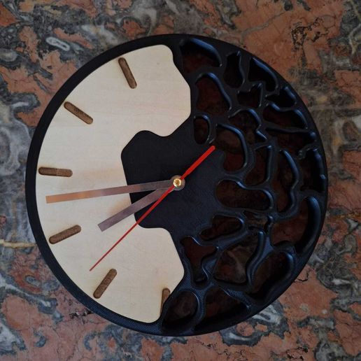🕰️ 3D design clock + laser engraving・ STL File for 3D printing and CNC ...