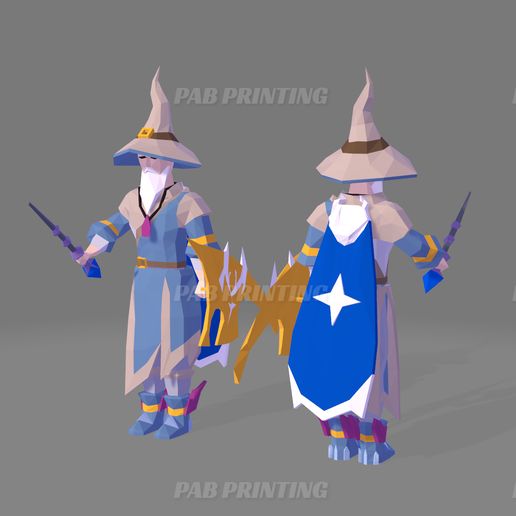 👾 RUNESCAPE OSRS WIZARD PERSONAL USE・ STL File for 3D printing・Cults