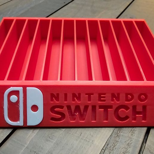 3D printed Nintendo Switch Game Case Holder・Cults
