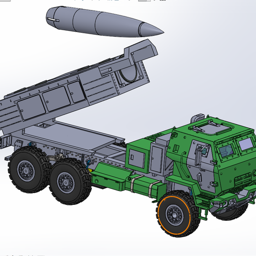 🦸 M142 HIMARS and ATACMS full rc, fully printable 1/18 scale・ STL File ...