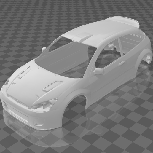 🚙 Ford Focus RS WRC 2001 Shell Body – Divided Parts for Easy Printing ...