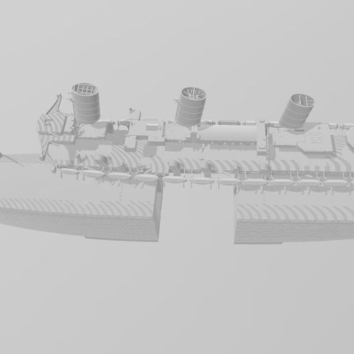 👸 RMS QUEEN MARY ocean liner 1/450 model kit・ STL File for 3D printing ...