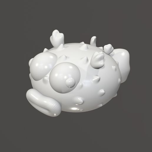 🐠 Flexi Puffer Fish – Print-in-Place – No Supports!・ STL File for 3D ...