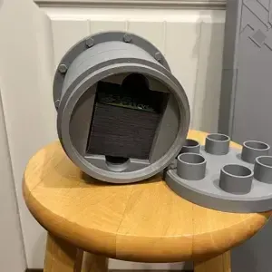 📦 FF7 MTG Deck Box - Barret Gatling Gun Support-Free・ STL File for 3D ...