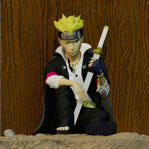 💬 Boruto two blue vortex : naruto・ 3D File for 3D printing・Cults