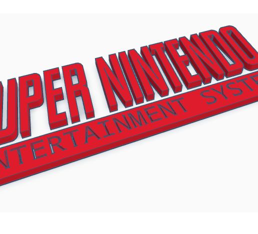 super nintendo logo vector