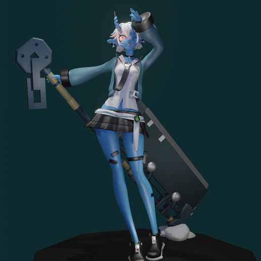 💤 soukaku - zenless zone zero zzz・ STL File for 3D printing・Cults