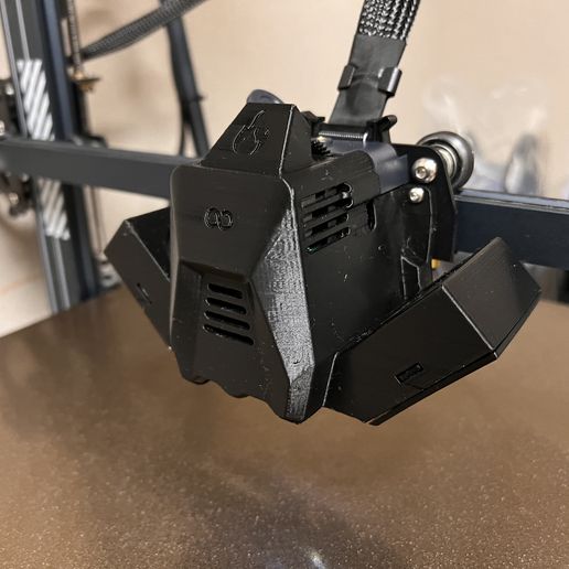 💭 Neptune 3 Max Print Head Shroud w/ 4015 Fans and LED・Free STL File ...