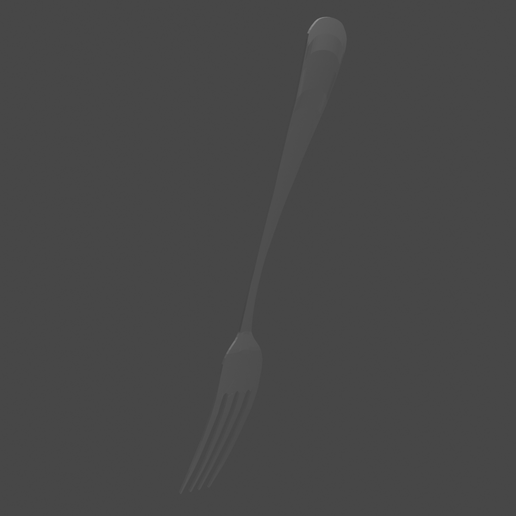 arquivo 3D Kitchen fork Low-poly 3D Model 🔪 ・modelo para impressora 3D ...
