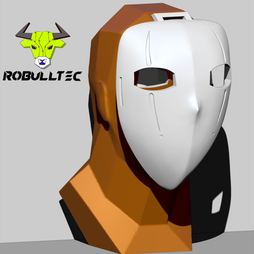 STL file Aki Izayoi Mask - Yu-Gi-Oh 🎃 ・3D printable model to download・Cults