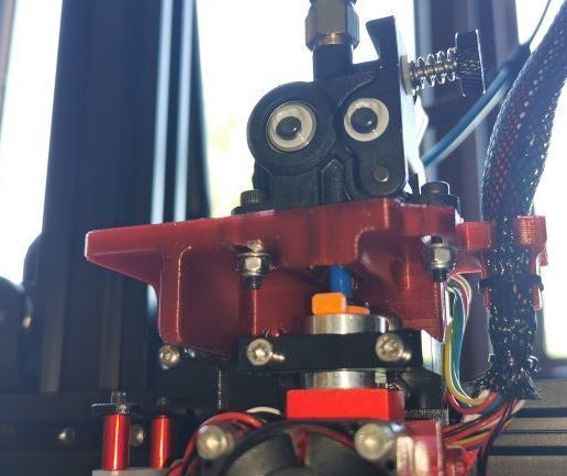 🥵 Ender 3v2 Orbiter extruder mount for V6 hot ends.・Free 3D File for ・Cults