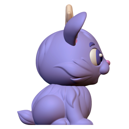 👹 Cute Cryptid Fuzzy Jackalope Figure Adorable Fantasy Creature・ STL ...