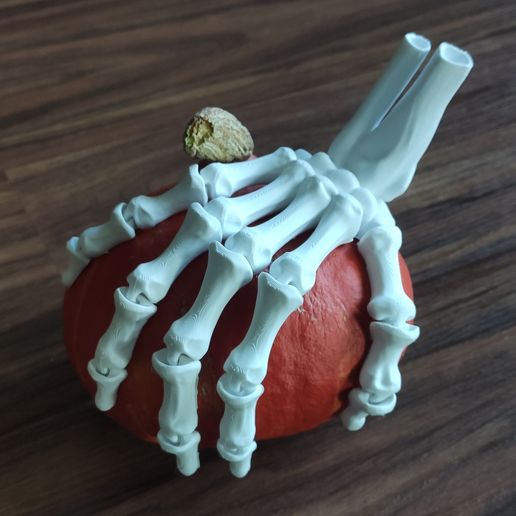 💀 Flexi Print-in-Place Skeleton Hand・3D Print with the Artillery ...