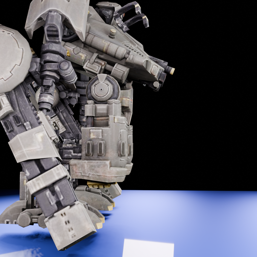🤖 ATLAS Heavy Hauler Mech - Field Operations Support Unit・ STL File for ...