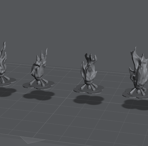 🔥 Flame Heads or Fireballs・ 3D File for 3D printing・Cults