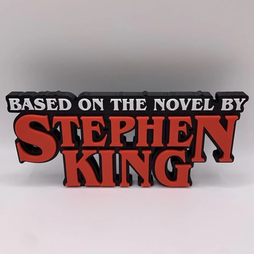 🤴 3D MULTICOLOR LOGO/SIGN - Based on the Novel by Stephen King (Two ...