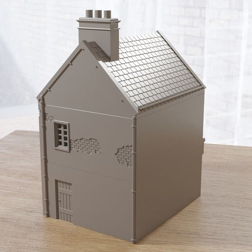 🏠 Sainte Mere Eglise French Row House Cottage DS T3 Wargaming Terrain ...