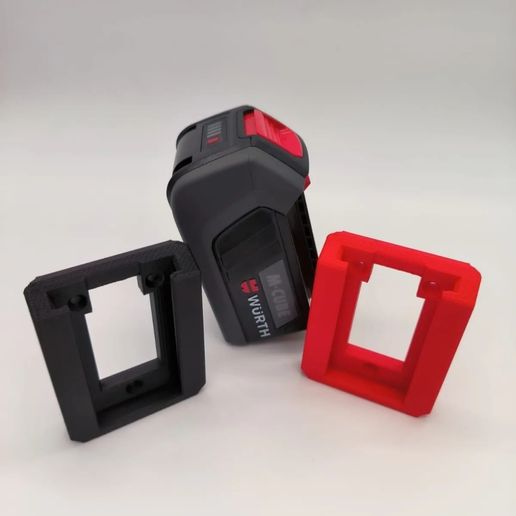 STL file Würth M Cube battery holder 🔋 ・3D printing model to download・Cults