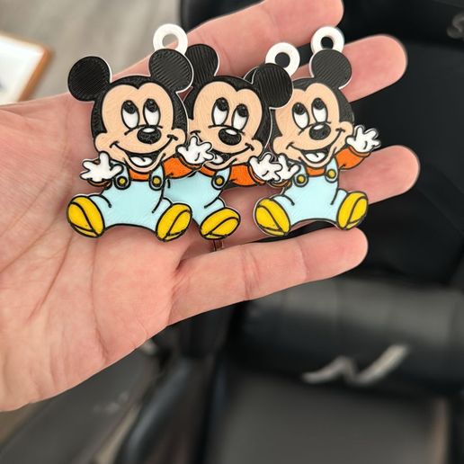 STL file Baby mickey keychain - baby mickey keychain 👶 ・3D printable ...