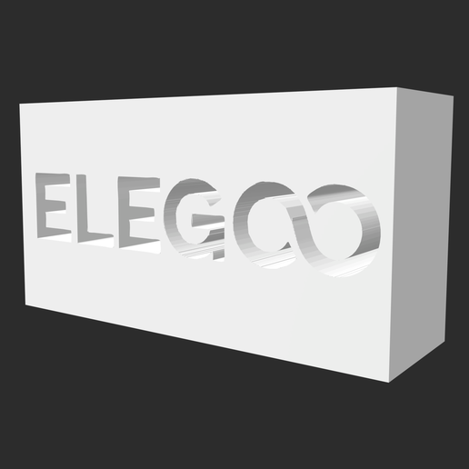 Fichier STL Logo Elegoo・Design pour imprimante 3D à télécharger・Cults