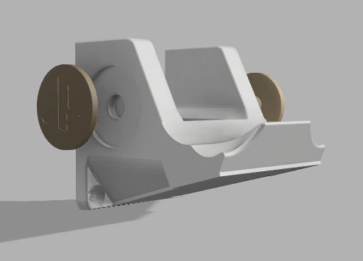 STL file PS Joystick Holder with separate logo 🕹️ ・3D print object to ...