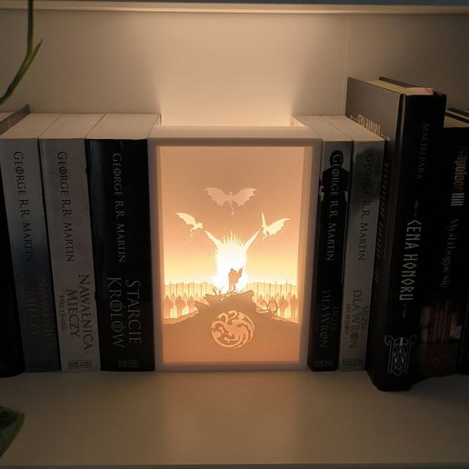 3MF file Game of Thrones shadow box light box 0.2 nozzle 📦 ・3D printing ...