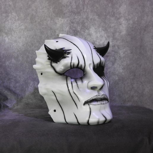😈 MJF devil mask・3D Print with the Creality K1 Max 3D printer・Cults