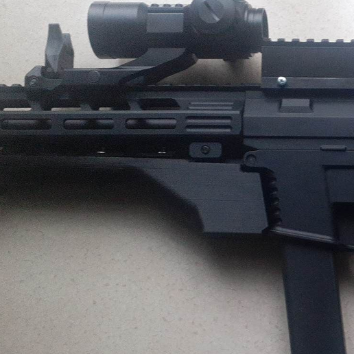🔫 airsoft ARP 9 dedicated angle grip・ STL File for ・Cults