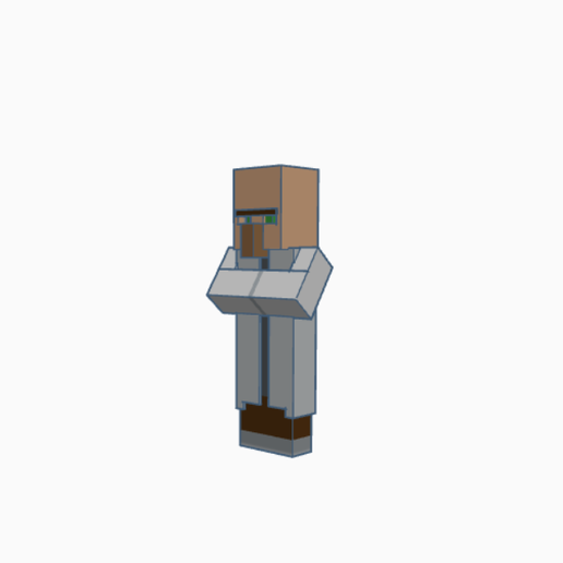 👾 Minecraft Villager・Free STL File for 3D printing・Cults
