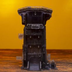 3D printable Alpha Hab Tower turned Tech Shanty・Cults