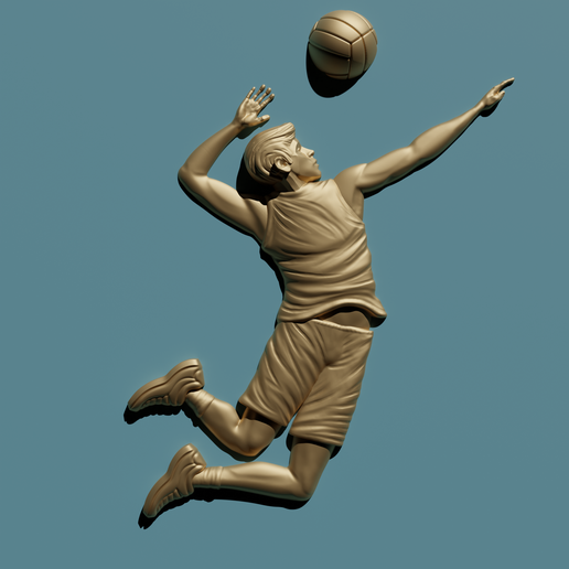 🏐 volleyball・ STL File for 3D printing and CNC machining - Laser ...