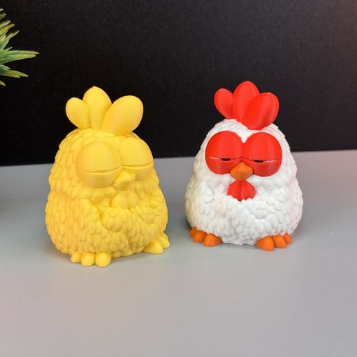 🆒 Cool Chicken・Free 3D File for 3D printing・Cults