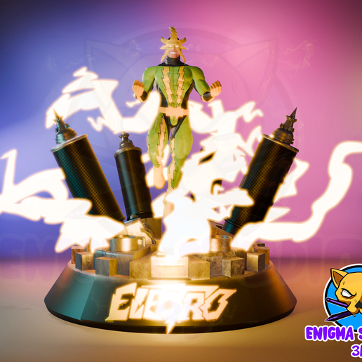 3D file ELECTRO - FAN ART 🎨 ・3D printer model to download・Cults