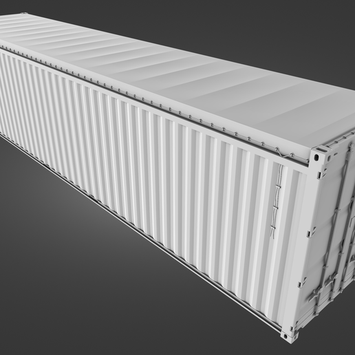 🚆 H0/TT optimized realistic ISO containers set・ STL File for 3D ...