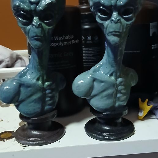 3D printable Handcrafted Grey Alien Sculpture・Cults