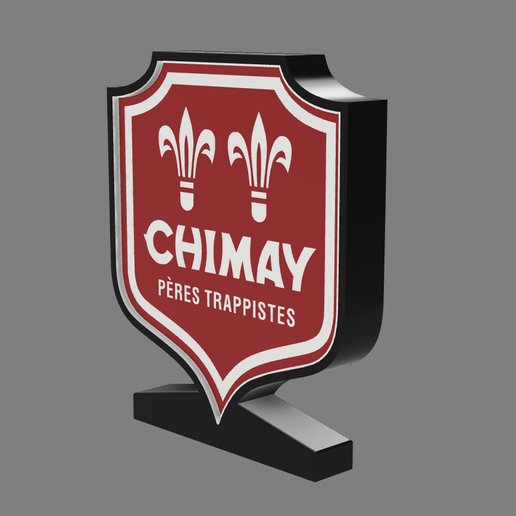 STL file chimay beer logo lamp 🍺 (3MF)・3D printing template to download ...