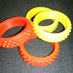 3D printing Knurled Ring EDC Fidget Widget・Cults