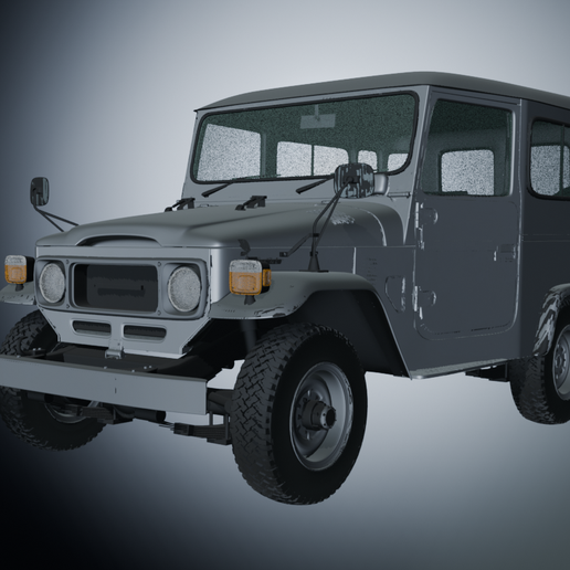 🚗 Toyota Landcruiser J40 1979・ STL File for 3D printing・Cults