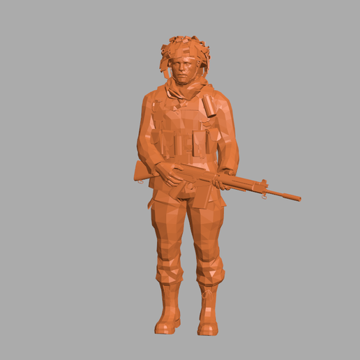 STL file British soldier 🫡 ・3D printer model to download・Cults
