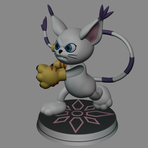 STL file Tailmon - Digimon 🐉 ・3D printing template to download・Cults