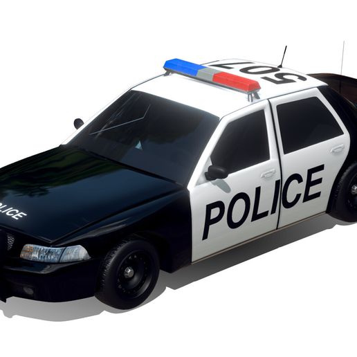 3D file Police Car Low-poly 3D Model 🚓 ・Design to download and 3D print ...