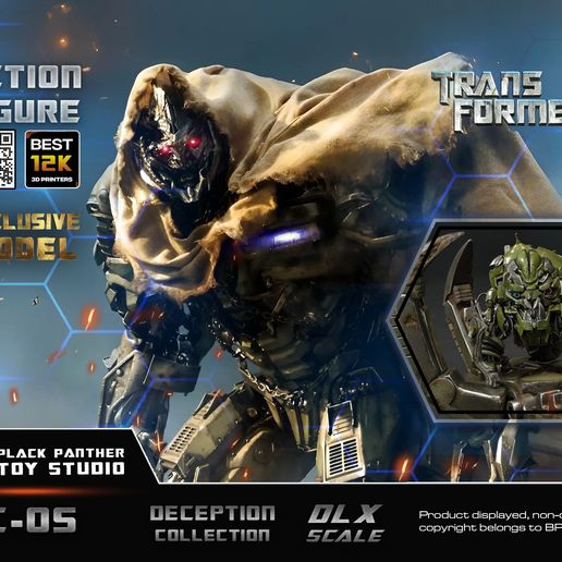 🤖 Transformers - Megatron DOTM (dark of the moon) - action fig 3D print・ 3D File for 3D printing ...