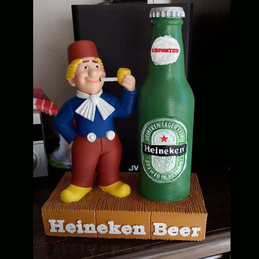 🍺 Former Heineken Exhibition Figure・ STL File for 3D printing・Cults